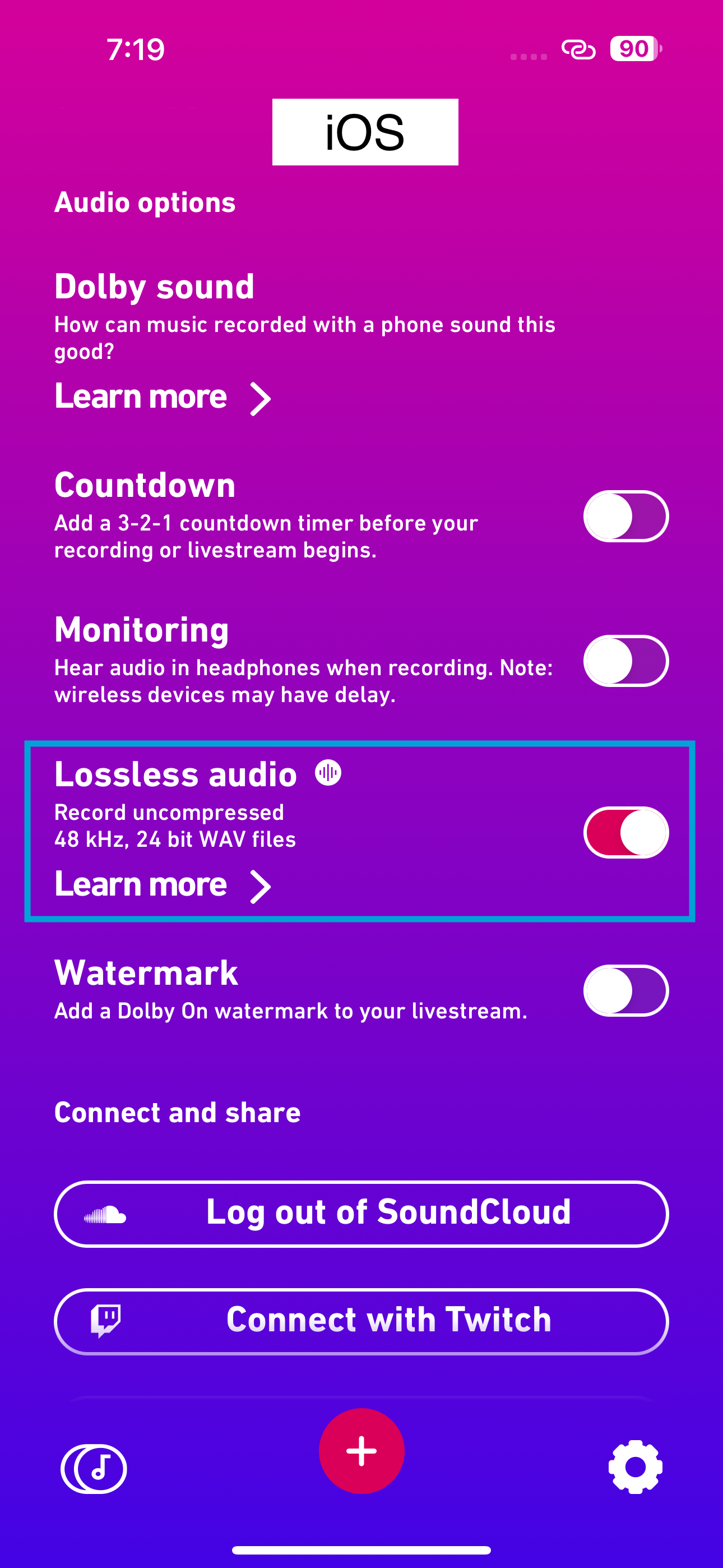 How to Enable and Share Lossless Audio Files? – Dolby On Support